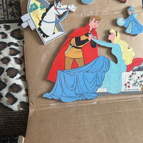 Disney | Toys | Walt Disney Fairytale Sleeping Beauty Pinups Set ...